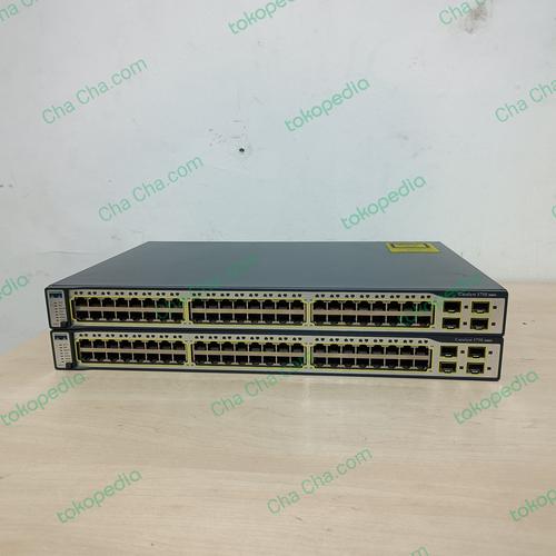 Jual Switch Cisco catalyst 3750 Series 48Port WS C3750-48TS-S - Kota Tangerang Selatan - Cha Cha ...