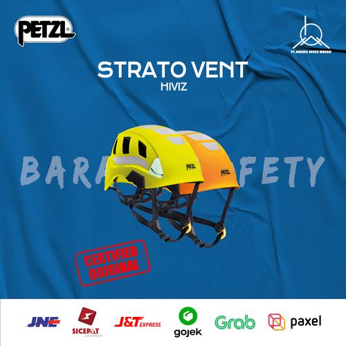 Jual PETZL STRATO VENT HI-VIZ Safety Helmet for Industrial Work and Rescue - Orange - Jakarta ...