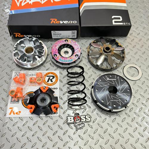 Promo Full Kit CVT REVENO Clutch Variator Flywheel Vespa Sprint Prima S ...
