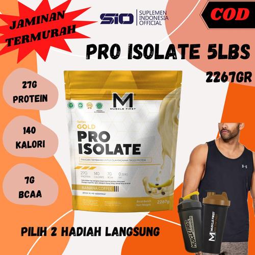 Promo MUSCLE FIRST M1 PRO ISOLATE 5LBS GOLD SERIES SUSU WHEY PROTEIN ...