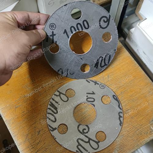 Jual Gasket Klingrit 1000 Tebal 3mm Flange 3/4" inch ( DN 20 ) Lobang baut - JIS 10K - Jakarta ...