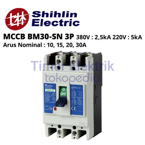 Jual MCCB Shihlin BM30-SN 3P 10A, 15A, 20A, 30A - 10A - Jakarta Pusat - Timer Elektrik | Tokopedia