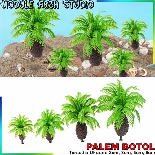 Jual Maket Pohon Palem Botol - Bottle Palm Tree - Miniatur Palem - 3cm ...