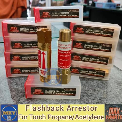 Jual FLASHBACK ARRESTOR FOR TORCH ACETYLENE LPG / PROPANE 188 , MAX ...