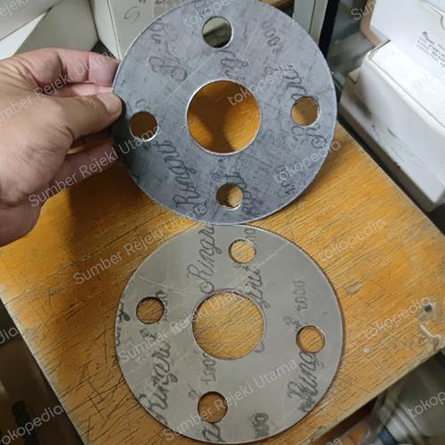 Jual Gasket Klingrit 1000 Tebal 3mm Flange 1/2" inch ( DN 15 ) Lobang baut - ANSI 150 - Jakarta ...