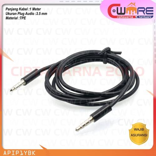 Jual Kabel AUX Jack Audio HIFI 3,5mm Extension 3 pin atau 4 pin (+mic ...
