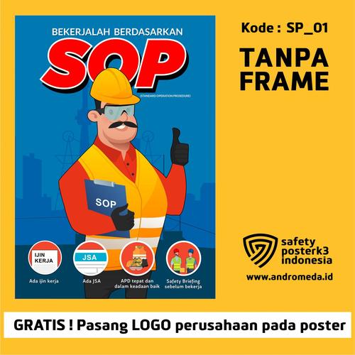 Jual Safety Poster K3 : SOP Ijin Kerja Prosedur Work Permit - 60x42 cm ...