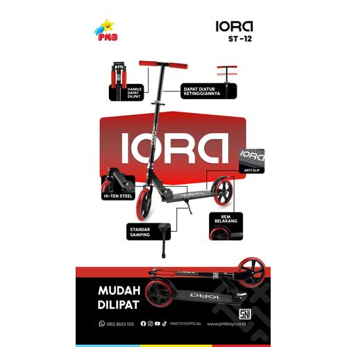 Jual Mainan Anak PMB Scooter Sekuter Roda 2 Dorong OTOPED IORA SCOOTER ...