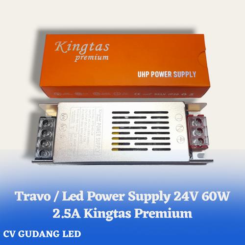 Jual Travo / Led Power Supply 24V 60W 2.5A Kingtas Premium - Kab ...