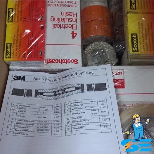 Jual 3M JOINTING KIT 3x35-95mm 12/20(24)kV type 93-A41C-X-IN - Jakarta ...