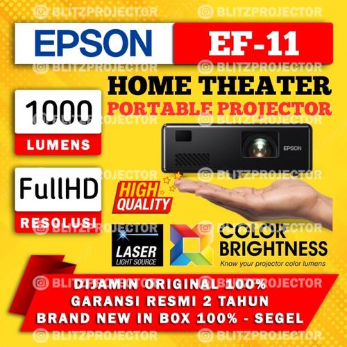 Jual Epson EpiqVision EF-11 EF11 EF 11 Mini Projektor Laser Home ...