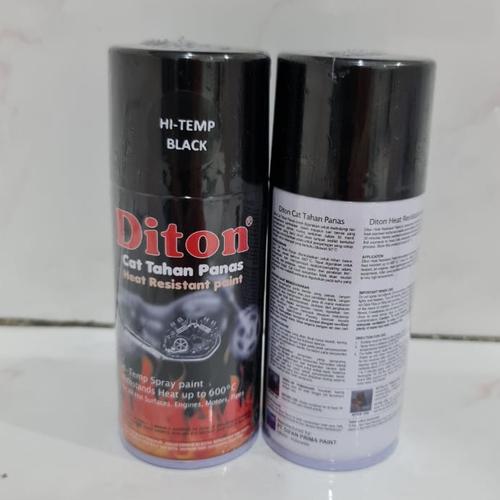 Promo DITON Cat Semprot 150cc HTB HTS Hi Temp Black Silver Spray Paint Pilok - HTB - Jakarta ...