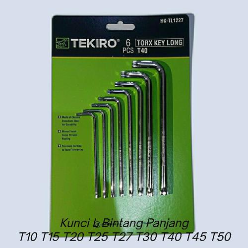 Jual TEKIRO KUNCI L BINTANG LONG T10 T15 T20 T25 T27 T30 T35 T40 T45 T50 - T25 - Jakarta Barat ...
