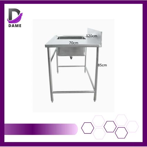 Jual Meja Stainless Sink 1 Lubang (Tanpa Ambalan) MDM-061 - Kab. Bogor ...