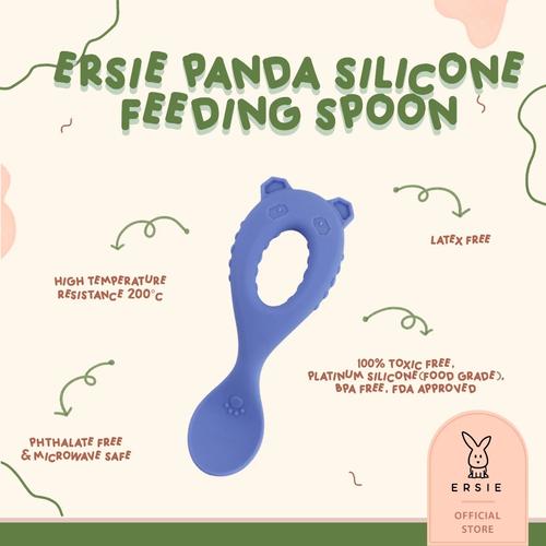 Jual Ersie Panda Silicone Spoon | Sendok silikon bayi mpasi 6 bulan ...