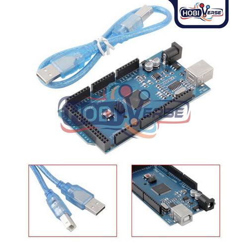 Jual Board Arduino MEGA 2560 R3 CH340 Compatible Board + USB Cable ...