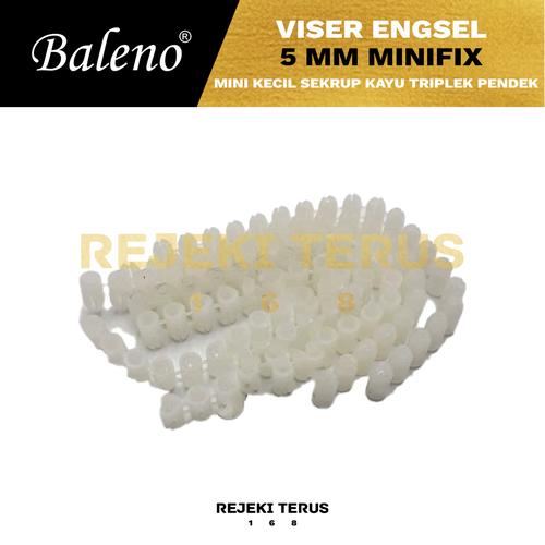 Jual Viser Engsel 5mm Minifix / Sekrup Kayu Triplek Pendek Mini Kecil ...