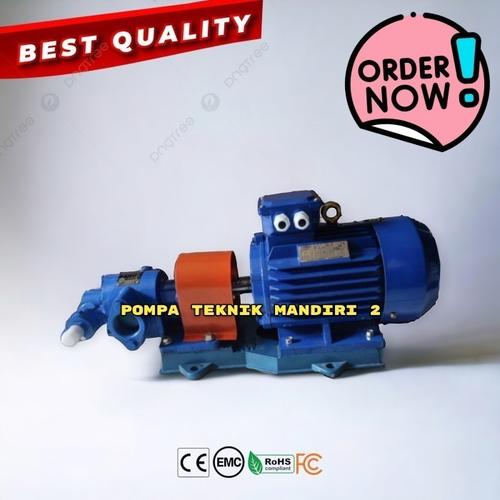 Jual Pompa Oli Gear pump Type RK 55 liter/menit merk Rotor 1,5kw 2Hp ...