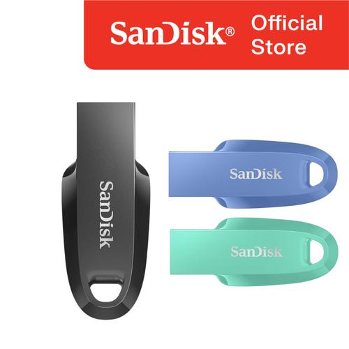 Promo SanDisk Ultra Curve USB 3.2 100MB/s Flashdisk CZ550 256GB - Navy ...