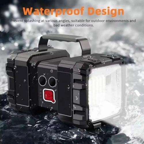 Jual LAMPU SOROT SENTER LED XHP70 + 45 SMD LED SUPER TERANG USB CHARGE ...