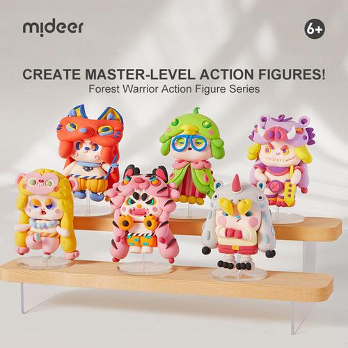 Jual Mideer Play Airy Clay Forest Warrior Action Figure Series - Fox ...