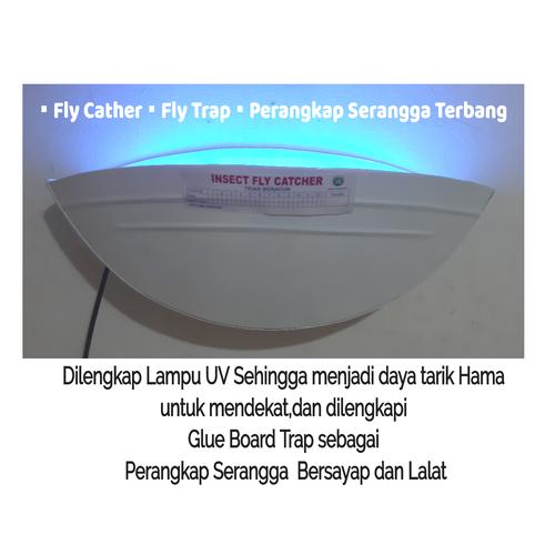 Jual Insect Trap Fly Trap Perangkap Lalat dilengkapi Lampu UV Metal15W Oval - Kota Depok - TOKO ...