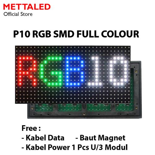 Jual PANEL LED MODULE RUNNING TEXT P10 RGB SMD OUTDOOR FULL COLOUR ...