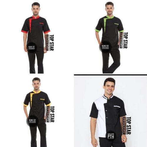 Jual Seragam Baju Koki, Seragam Baju Chef Lengan Panjang Pendek ...