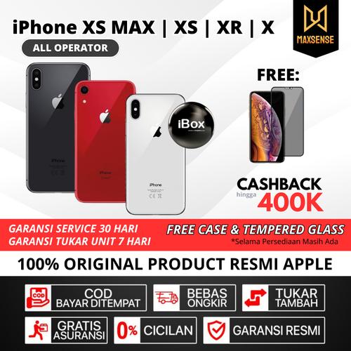 Jual iBox | iPhone XS XR X Original 512GB 256GB 128GB 64GB Second ...