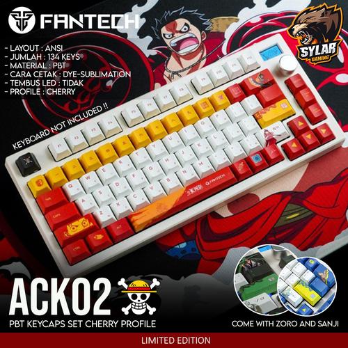 Jual Fantech ACK02 One Piece PBT Keycaps Set Cherry Profile - Luffy ...