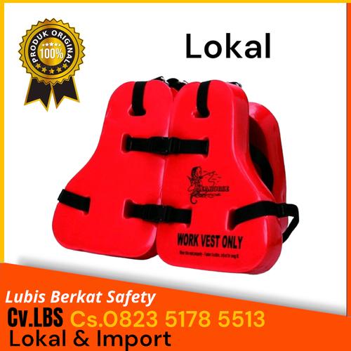 Jual Pelampung Keselamatan Kerja Safety Life Jacket Work Vest Sea Horse ...