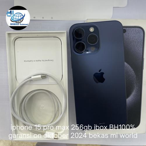 Jual IBOX ] Iphone 15 Pro max 256gb 15 promax 256 gb bekas second ...