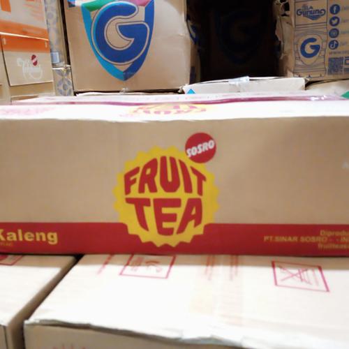 Jual Fruit tea kaleng dus 1 dus isi 24 kaleng / tea / minuman teh ...