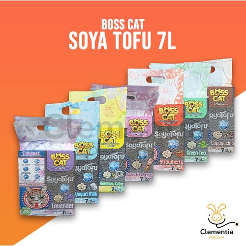 Jual BOSSCAT Tofu Soya 7L Boss Cat Pasir Kucing Tofu Soya 7 Litter Bos ...