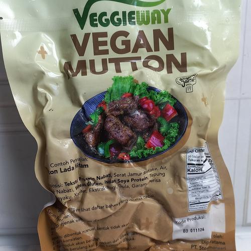 Jual Veggie Mutton Vegan Mutton Daging Vegan Vegetarian Veggieway ...