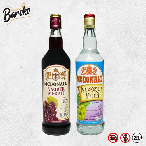 Jual PROMO BUNDLING McDonald Anggur Merah + Anggur Putih 650 ml FREE ...