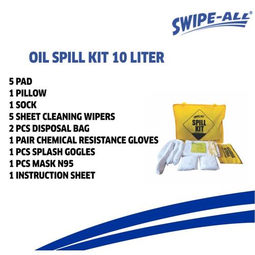 Promo Oil Spill Kit 10 Liter Oil Spill Kit 10L SWIPE-ALL Kemasan Soft ...