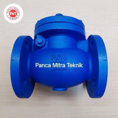 Jual Swing Check Valve 3" inch Cast Iron PN16 / Check Valve PN16 DN80 ...