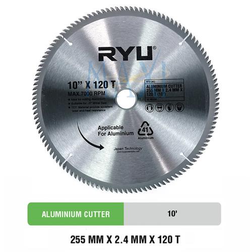 Jual RYU Aluminium Cutter 10" / Mata Potong Aluminium uk. 255 mm X 120 ...