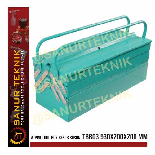 Jual WIPRO TBB03 TBB-03 Toolbox Tool Box Besi 3 Susun / Kotak Peralatan ...