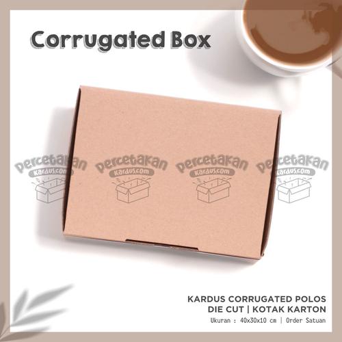 Jual KARDUS CORRUGATED 40x30x10 CM | DIE CUT | BOX PACKING |KOTAK ...