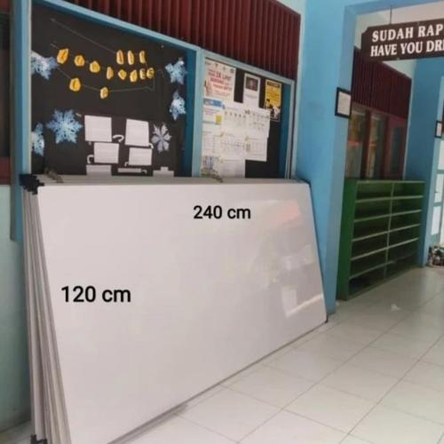 Jual Baru | Whiteboard Sekolah 120 X 240 Cm Papan Tulis Sekolahan ...