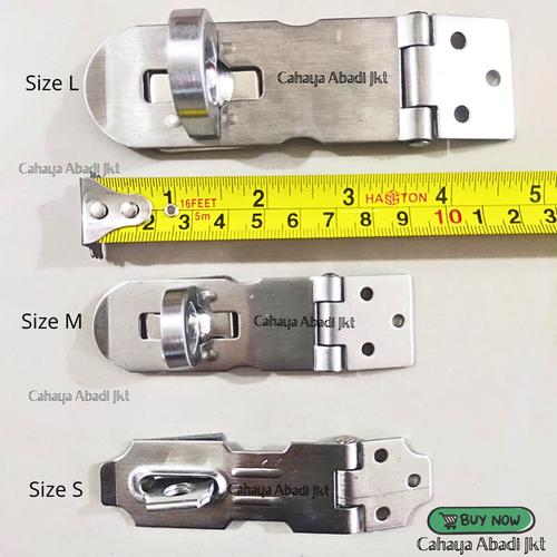 Jual Hasplock / Overpal / Overfall Rumah Gembok Stainless SIZE S ...