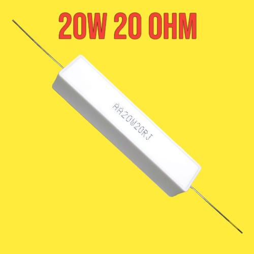 Jual RESISTOR 20W 20OHM 20 WATT 20 OHM PUTIH BAGUS - Kab. Brebes ...