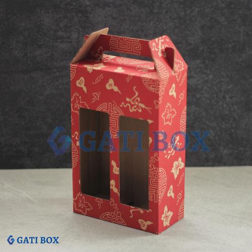 Jual kardus box botol kale 500ml isi 2 imlek dus tenteng kemasan ...