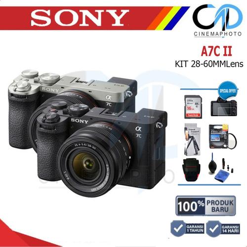 Jual Sony a7C II Kit 28-60mm Lens Mirrorless Camera - BO SILVER, PAKET ...