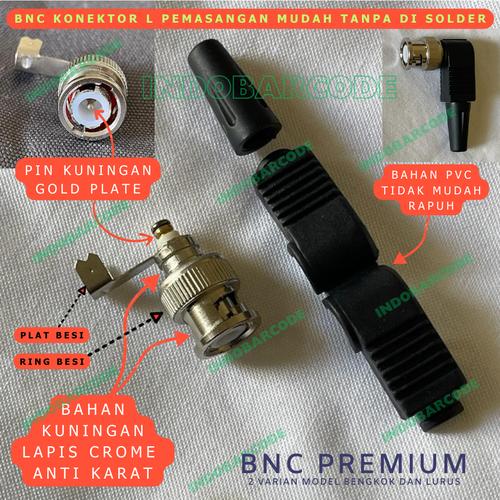 Jual JACK BNC L CCTV KONEKTOR BNC TAIWAN PVC BENGKOK LURUS - LURUS - Kota Cimahi - IndoBarcode ...