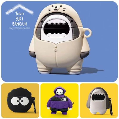 Jual Case Robot Airbuds T60 Buds Rubber CUTE CARTOON Cover Casing Pouch ...