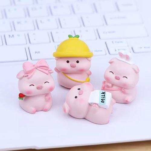 Jual Ornamen Miniatur Motif Babi Pajangan Mobil Hiasan Meja Lucu - Babi ...