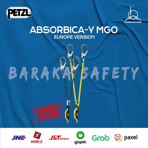 Jual PETZL ABSORBICA - Y MGO Double Lanyard with Energy Absorber Europe ...
